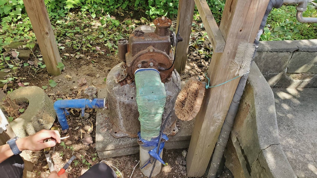 日立製ポンプCT-P250Fからイワヤポンプ製JPS-300Fへ交換 | 株式会社リルファナカジマ